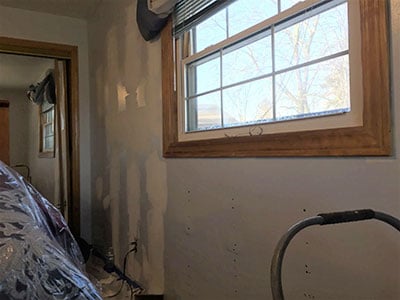 How to Repair Drywall That Has Been Blown Out by Injection Foam Insulation